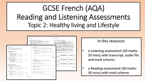 Assessments-Topic2-Reading and Listening | Laprofdefrancais