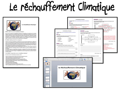 Le Réchauffement Climatique-Activities | Laprofdefrancais