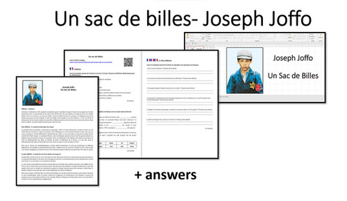 Un Sac de Billes- Activities | Laprofdefrancais