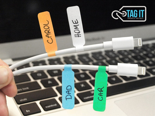 TAGIT CHARGER CABLES WITH ID TAGS - 3FT & 6FT | Touch Of ECO