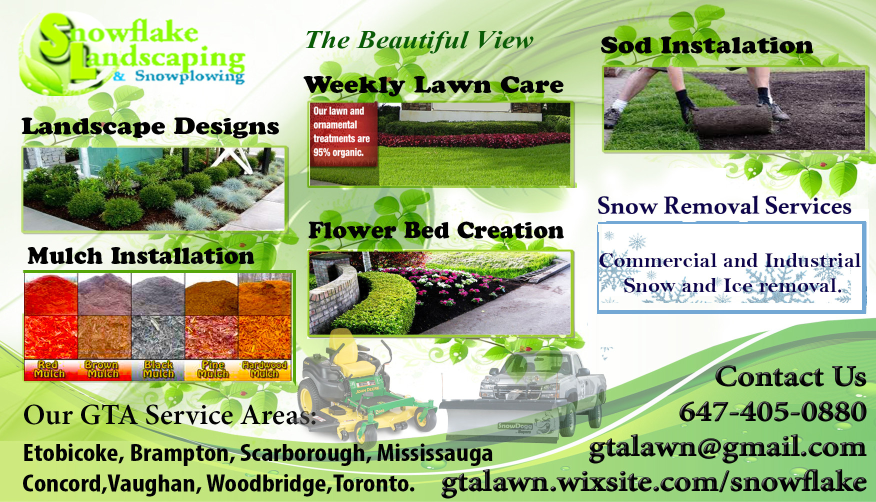 Lawn Care & Commercial Snow Removal in Scarborough | Snowflake Landscaping
