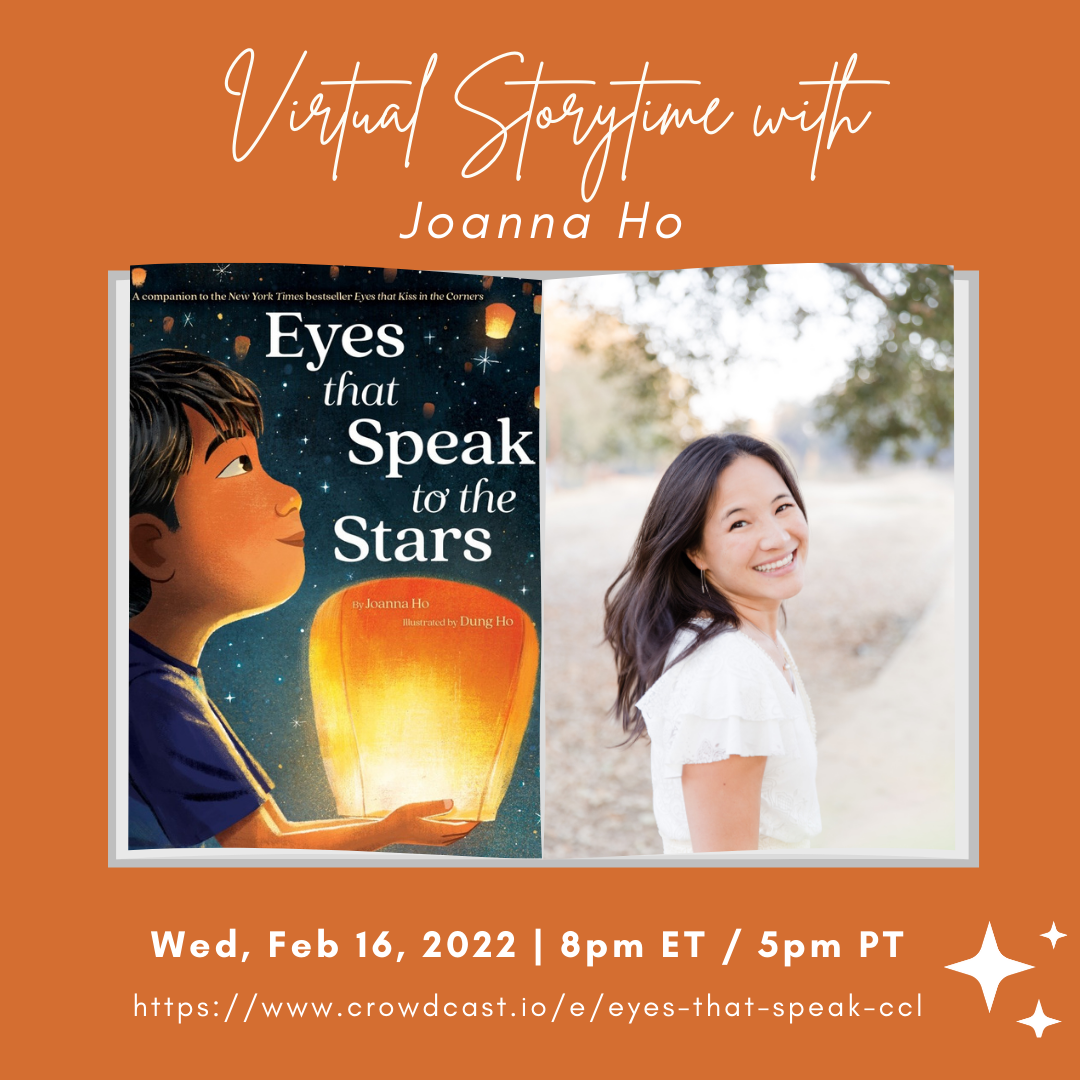 Virtual Storytime with Joanna Ho | Eyes That Speak to the Stars | Cafe ...