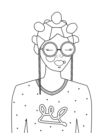 YURI - Coloring Page Printable | sheisthis