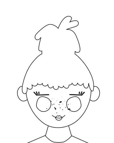 CORA - Coloring Page Printable | sheisthis