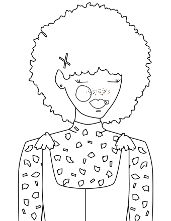 JADE - Coloring Page Printable | sheisthis