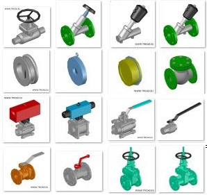 Steel Imperial Valve -autocad p3d catalogs - www.p3dcat.com | p3dcat