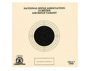 National Target NRA 10-Meter Air Rifle Bullseye Target | Outdoors Depot