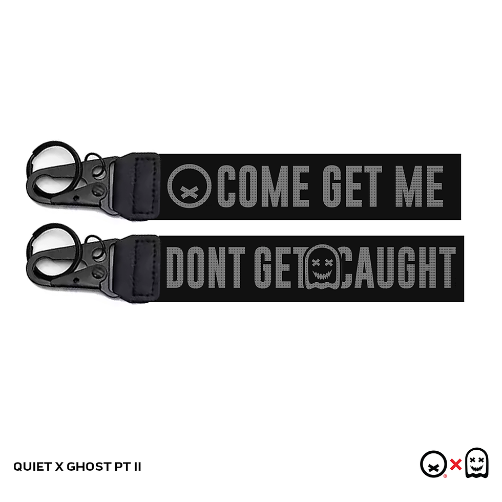 Quiet x Ghost Keychain | Quiet Racing Club