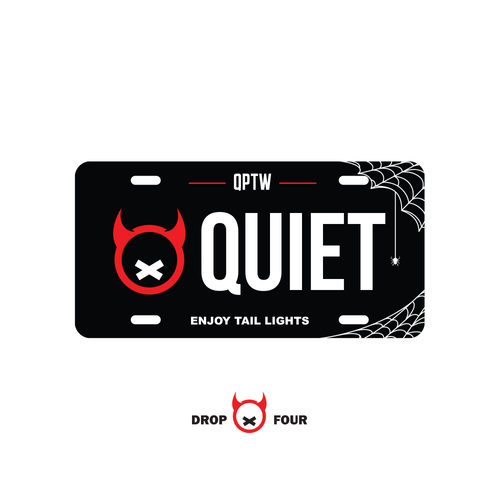 Quiet - Halloween Plate | Quiet Racing Club