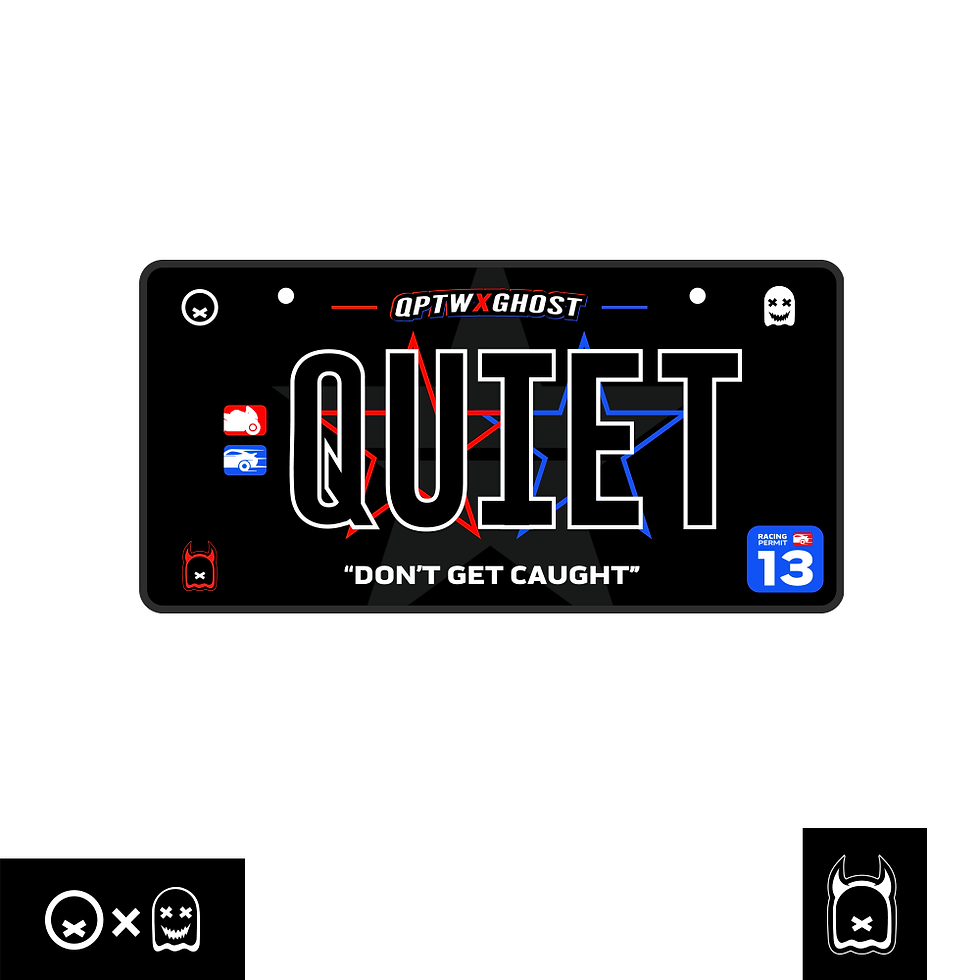[Vehicle] Stars Plate - Quiet X Ghost | Quiet Club
