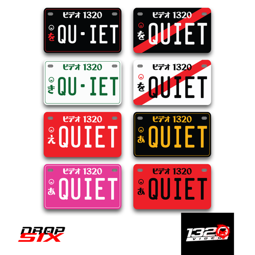 Quiet - JDM Motorcycle Plates | Quiet Racing Club