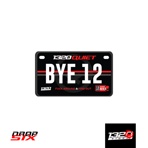 Quiet Customizable Motorcycle Plate | Quiet Club