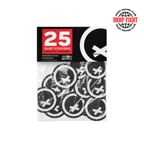 Sticker Pack - 25 Quiet Stickers | Quiet Racing Club