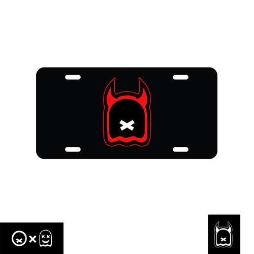 [Vehicle] Quiet X Ghost - Logo Vanity Plate | Quiet Racing Club