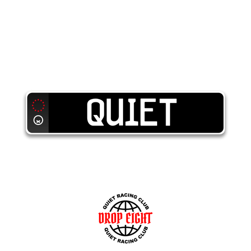 Quiet European Plate - Black V2 | Quiet Club