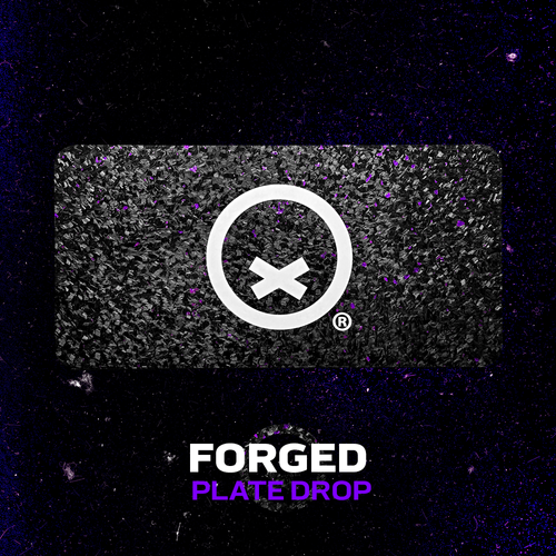 Purple Forged Carbon Magnetic Plate | Quiet Club