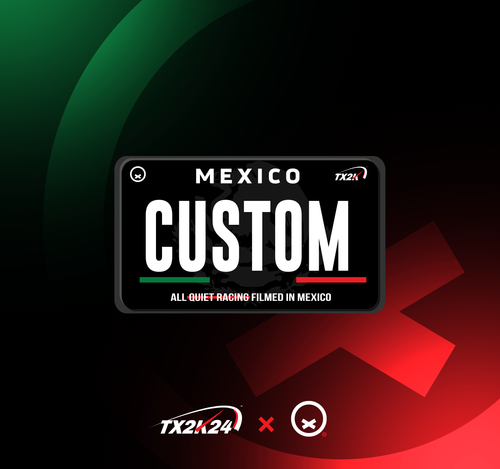 Quiet Customizable Motorcycle Plate | Quiet Club