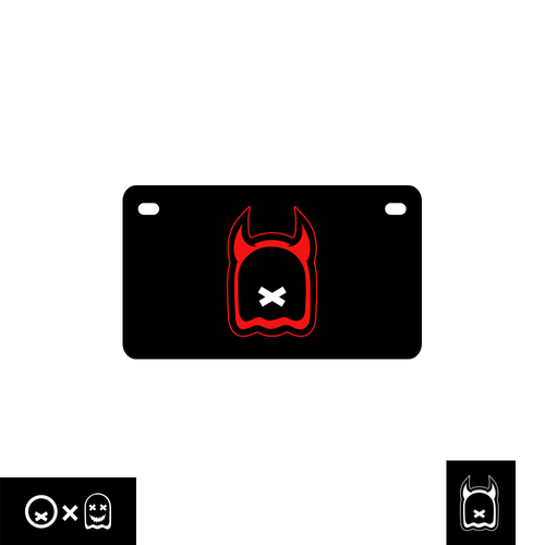 [MOTO] Quiet X Ghost - Logo Vanity Plate | Quiet Club