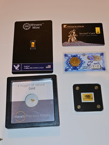 Nice Gold Collection - Nugget, Beatles Card, Mini Bars | Chester Gold ...