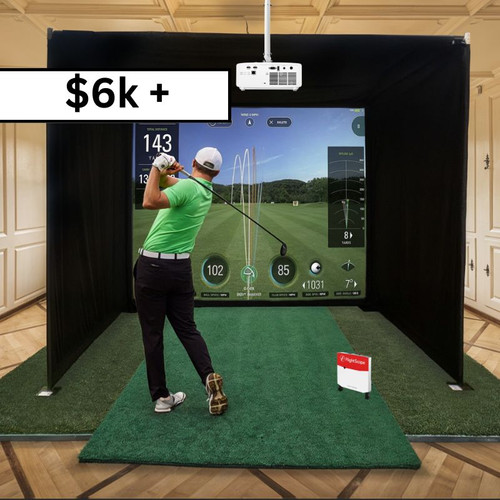 $6k and Up Golf Simulator Package w/Enclosure | IMPACT SPORTS STORE