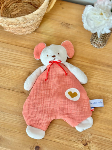 Doudou à bisous - Souris | Les Petites Maries
