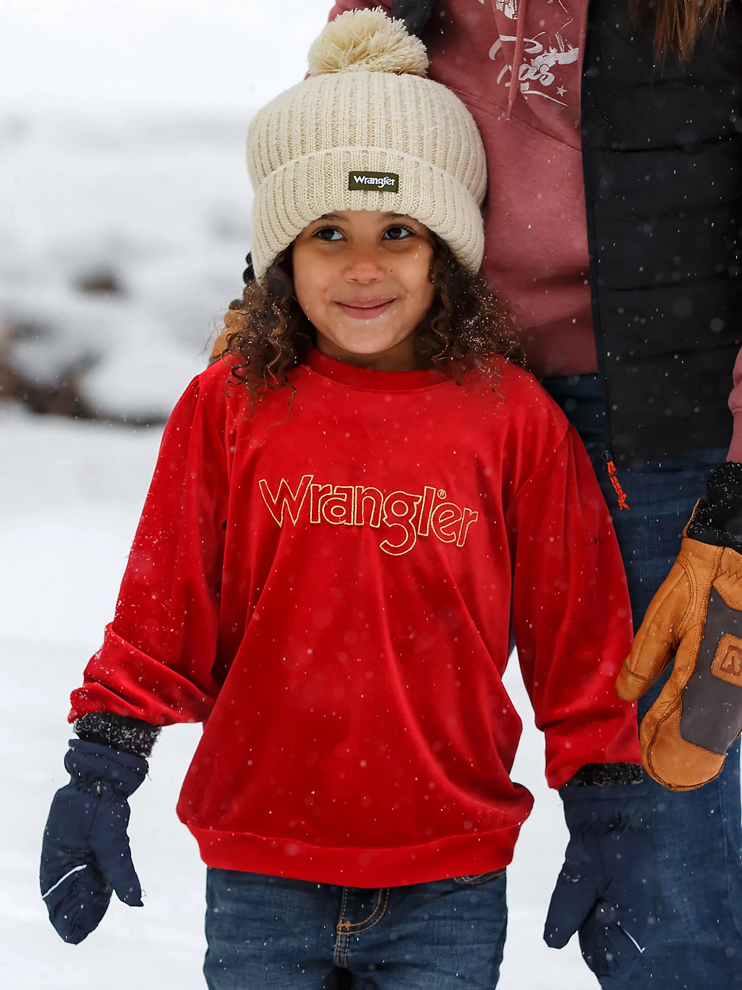 WRANGLER GIRLS VELVET PUFF SLEEVE PULL OVER | The Cowboys Choice