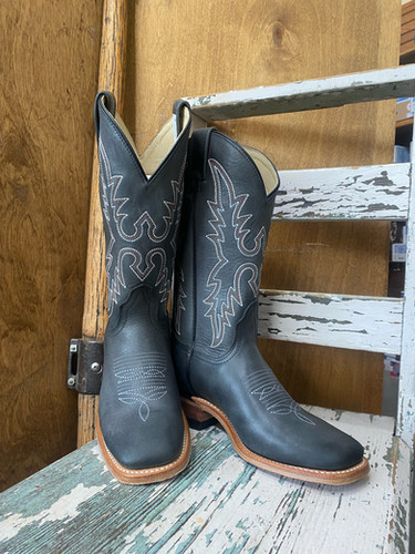 BRAHMA LADIES GREY SQUARE TOE COWBOY BOOT | The Cowboys Choice