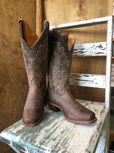 Boulet 3166 Ladies Cowboy Boot with Cutter Toe and Leather Sole | The Cowboys Choice