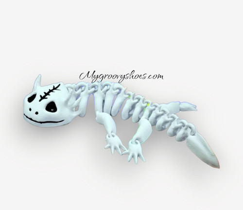SALE Axolotl skeleton multipurpose Ornament | Ghoulish Shoes