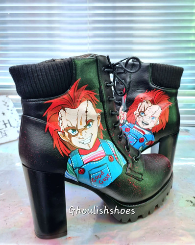 Chucky boots | Ghoulish Shoes