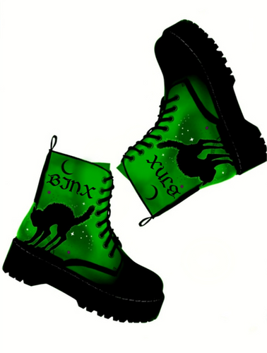 Binx cat hocus pocus boot | Ghoulish Shoes