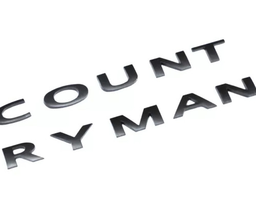 Gloss Black Countryman Tailgate Boot Badge Letters for MINI F60 R60 ...