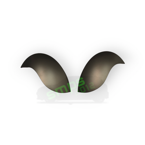 Mini F55 F56 F57 Frozen Brass Headlight Angry Eyelid Covers Cooper S ...