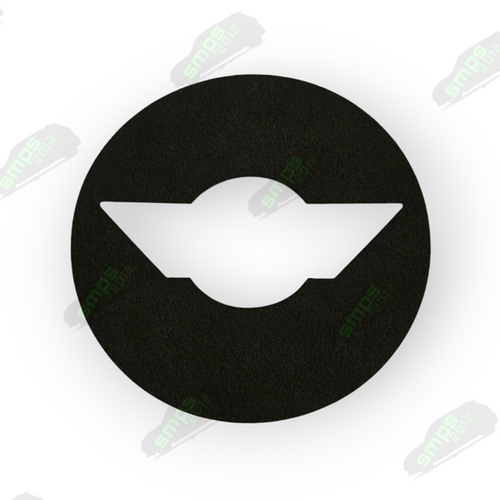 Mini Alcantara Steering Wheel Center Cover Decal Sticker - Cooper S JCW ...
