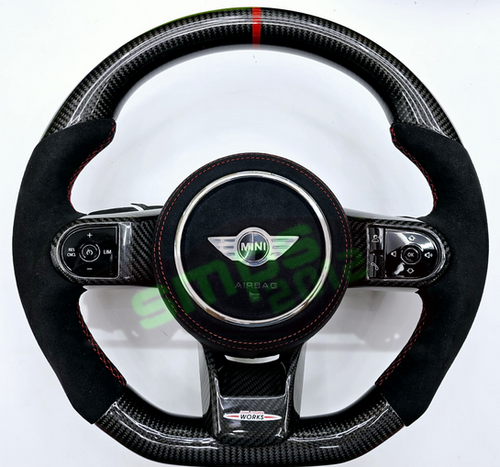 Mini F56 LCI2 Carbon Fibre Alcantara Steering Wheel – Upgrade for ...
