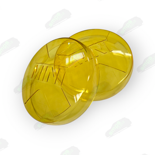 Mini Rally Fog Lamp Light Cover in Yellow Clear Lens - Cooper S JCW One ...