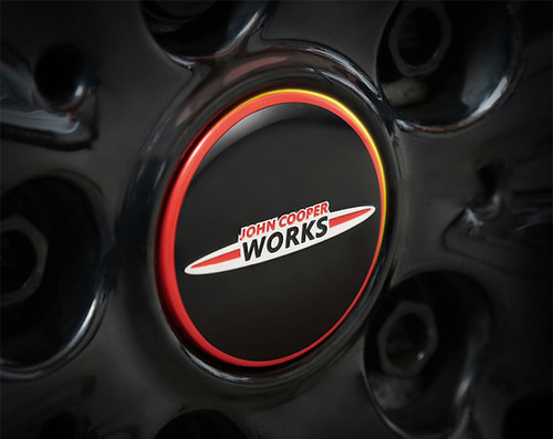MINI JCW Floating Spinning Hub Cap Badges (56mm) – Genuine Part No ...