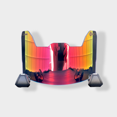 Precision Clear Revo Red Football Helmet Visor / Eye Shield | Precision ...