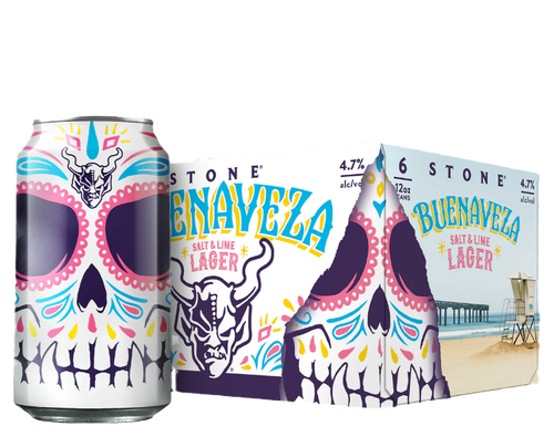 Stone Buenaveza Salt & Lime Lager 6pk - 12oz Cans | Crafted Selections