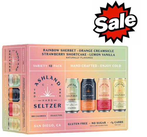 Ashland Hard Seltzer Ice Cream Variety 12pk - 12oz Cans | Crafted ...