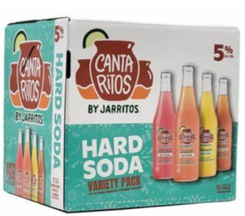 Canita Ritos Hard Soda Variety 12pk - 12oz Bottles | Crafted Selections