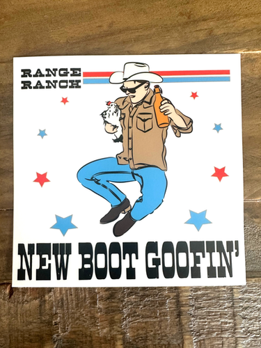 New Boot Goofin' Sticker | Range Ranch