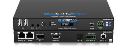 Blustream IP300UHD-RX | 4K60 4:4:4 HDMI Receiver over 1GB Network ...