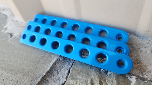 JK Handle Inserts - Grumpy Blue (Chief Blue) - 2-Door | Flaming Dirt