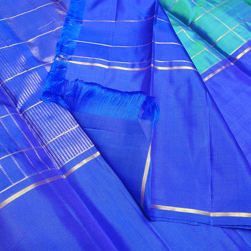 Ramar Coloured With Blue Without Border Traditonal Silk Saree | Komathi ...