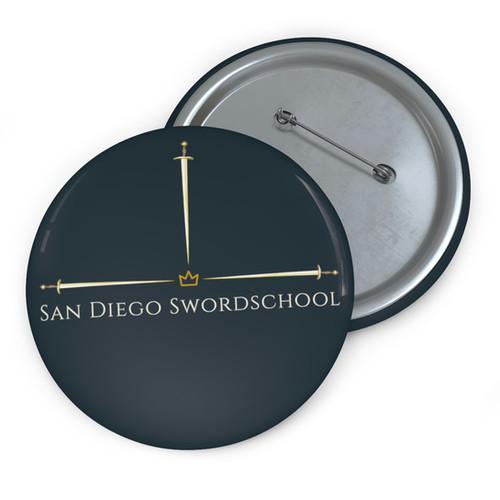 SDSS Three Swords Logo Pin | SanDiego Swordschool