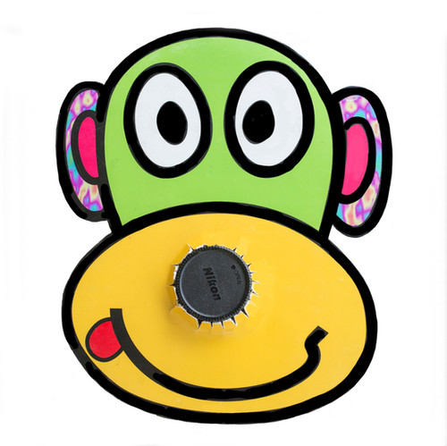 "Look at Me" Monkey Camera Baffle | Hearts And Lens