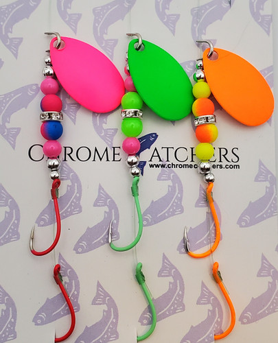 3pk Chrome's Single Spinners (Quota Queens) | Chrome Catchers