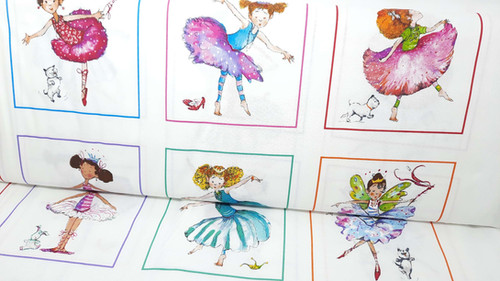 Little Ballerinas Joy Allen, panel ca 30 cm x 1,10m | fargeknall