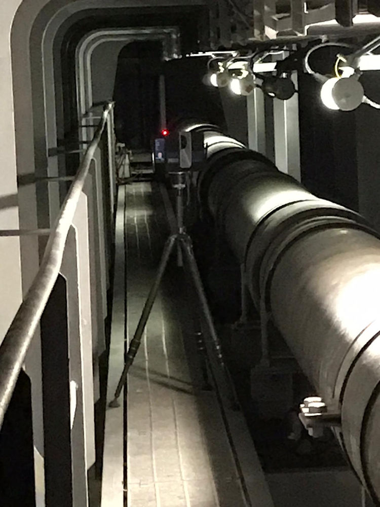 LNG tanker Engine room & BWTS Laser scanning 77803 t